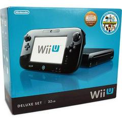 Wii U Console Deluxe Black 32GB - (LSA) (Wii U) – SideQuest Games